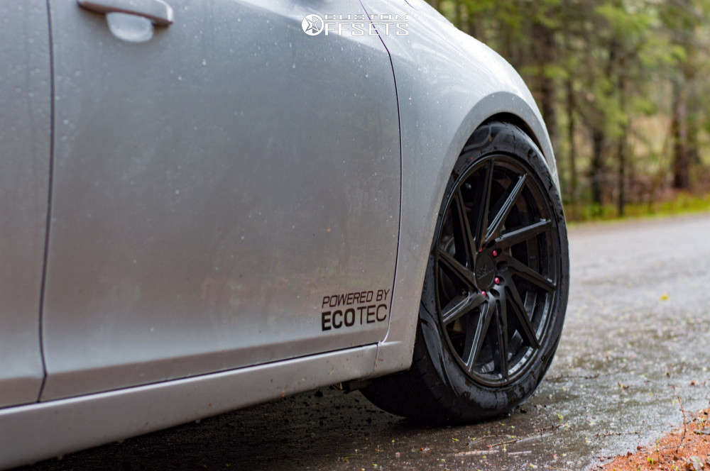 2012 Chevrolet Cruze with 18x8.5 42 F1R F29 and 245/45R18 Federal ...