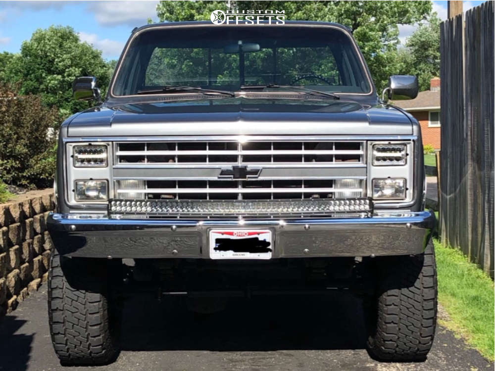 1986 Chevrolet K20 with 20x10 -18 Fuel Cleaver and 35/12.5R20 Dick ...