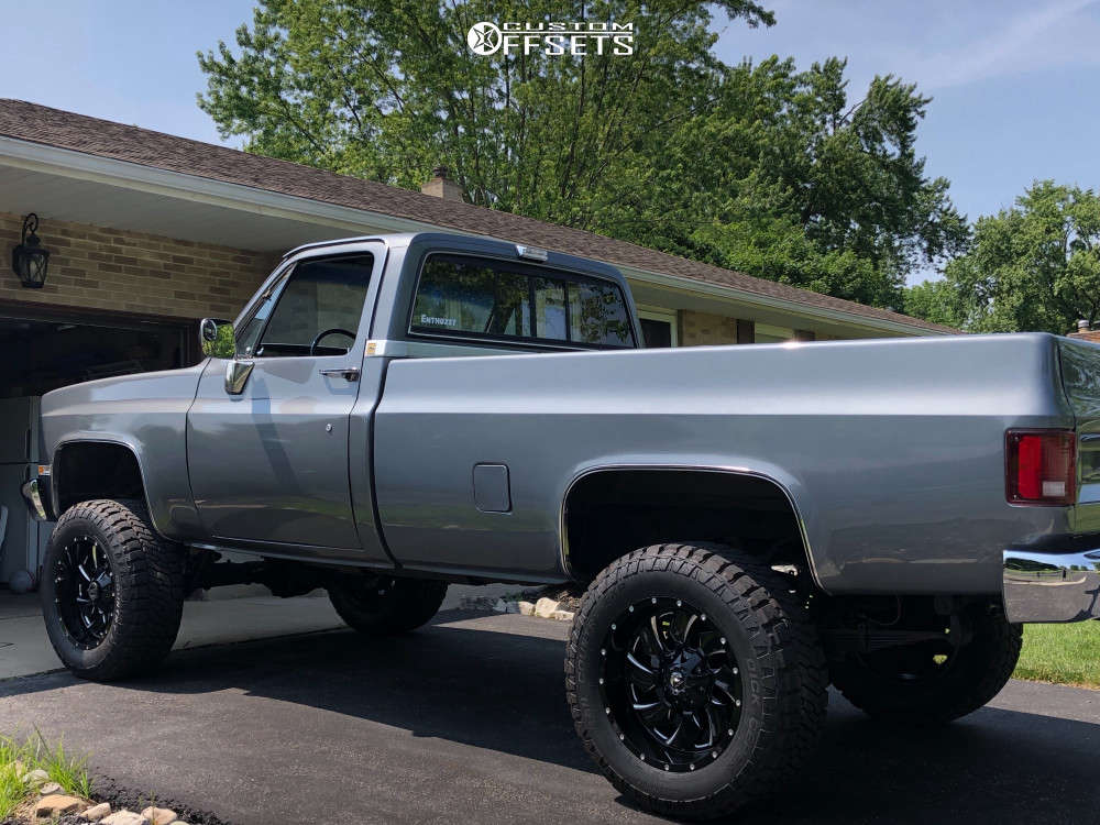 1986 Chevrolet K20 with 20x10 -18 Fuel Cleaver and 35/12.5R20 Dick ...