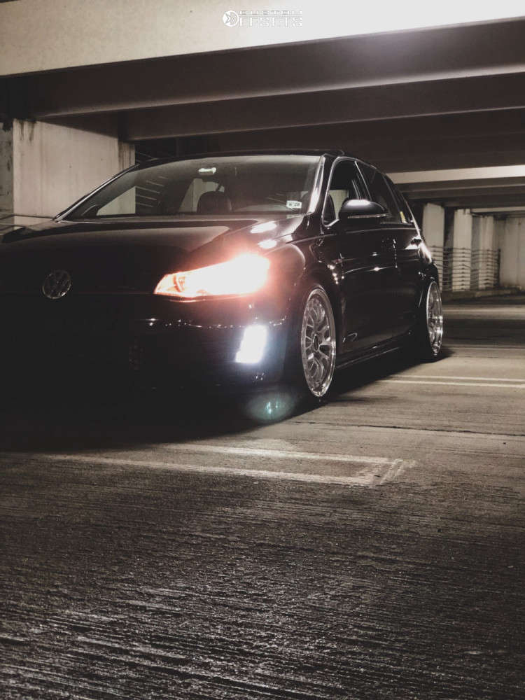 2015 Volkswagen GTI with 18x8.5 35 Rotiform Lsr and 215/40R18 Achilles ...