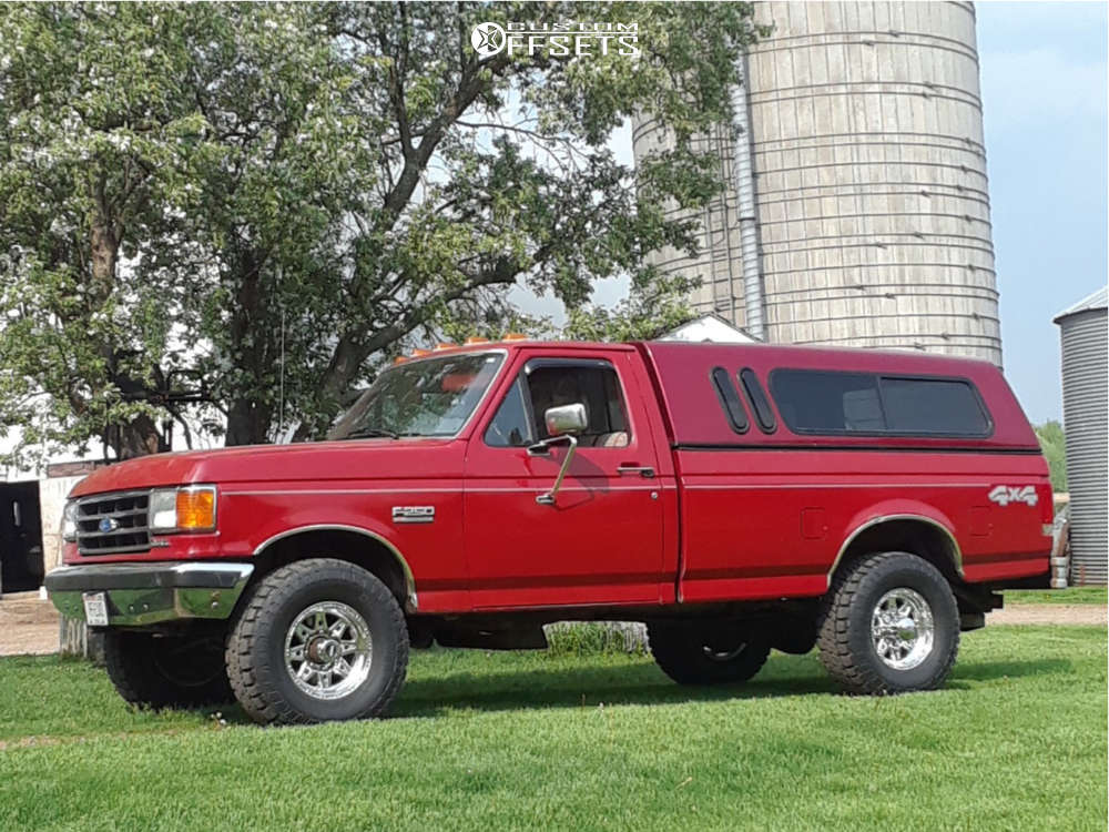 1991 Ford F-250 with 16x8 0 Raceline Renegade 8 and 305/70R16 Dick ...