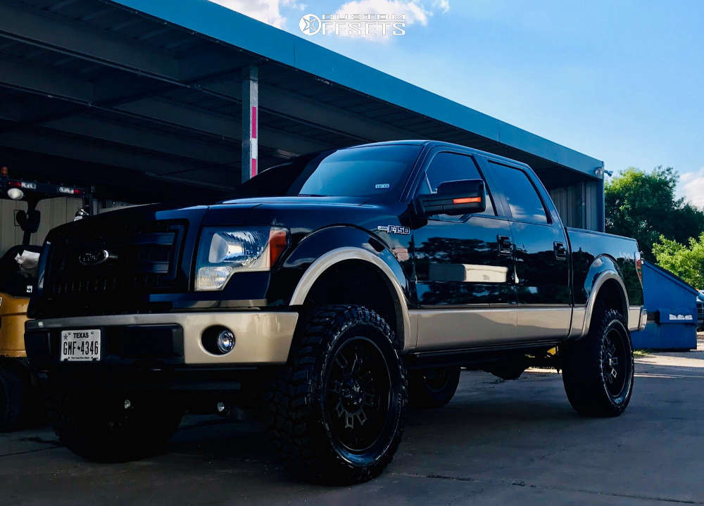 2010 Ford F-150 with 22x9.5 25 Tuff T07 and 37/13.5R22 Cooper ...