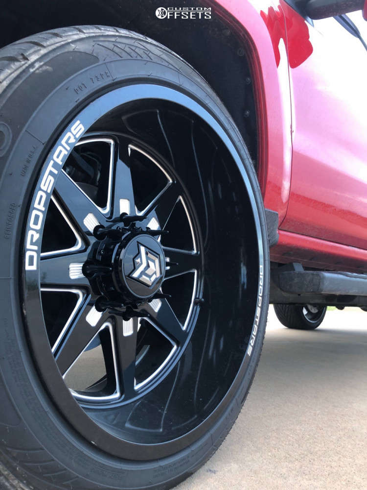 2015 Chevrolet Silverado 2500 HD with 22x12 -44 Dropstars 655bm and 305 ...