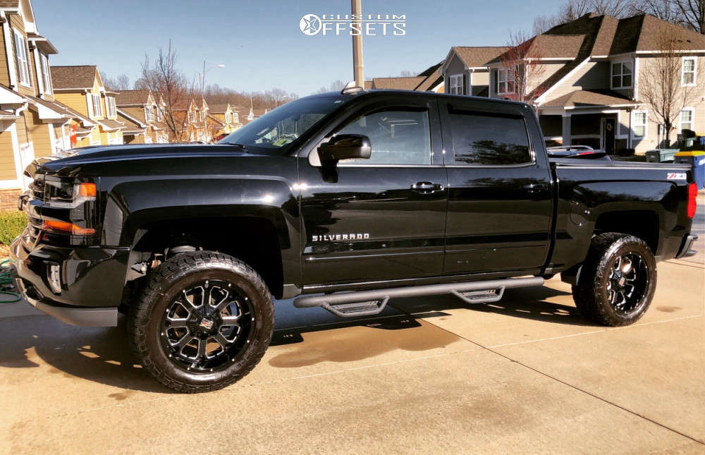2016 Chevrolet Silverado 1500 with 20x10 -24 XD Xd825 and 305/55R20 ...