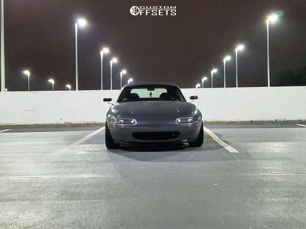 1990 Mazda MX-5 Miata with 15x8 25 Enkei Enkei92 and 205/50R15 Hankook ...