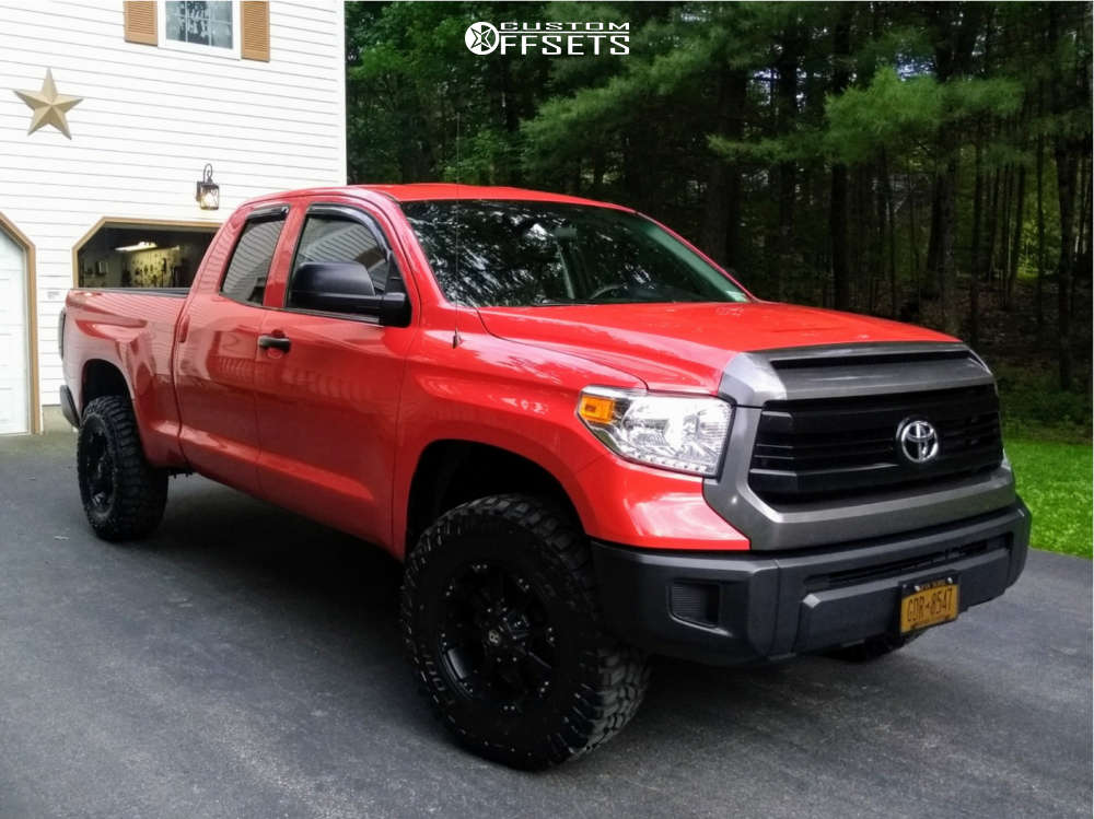 2014 Toyota Tundra with 18x9 12 Ballistic Morax and 295/70R18 Cooper ...