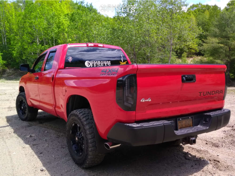 2014 Toyota Tundra with 18x9 12 Ballistic Morax and 295/70R18 Cooper ...