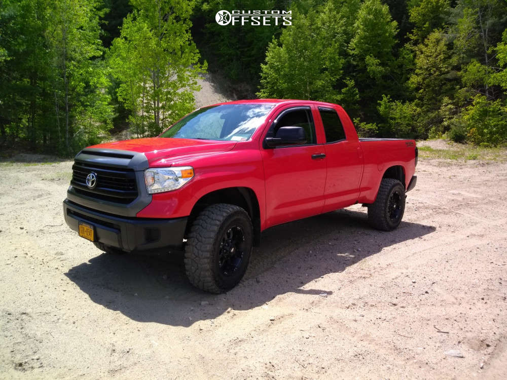 2014 Toyota Tundra with 18x9 12 Ballistic Morax and 295/70R18 Cooper ...