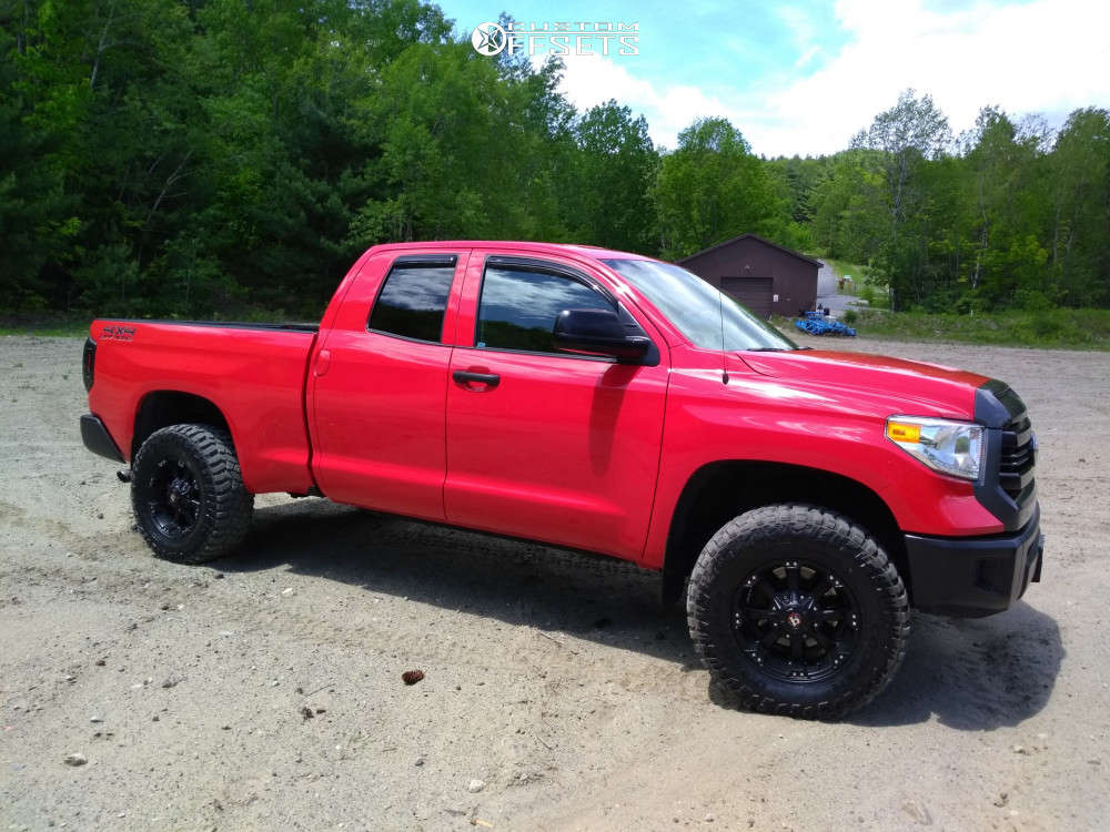2014 Toyota Tundra with 18x9 12 Ballistic Morax and 295/70R18 Cooper ...