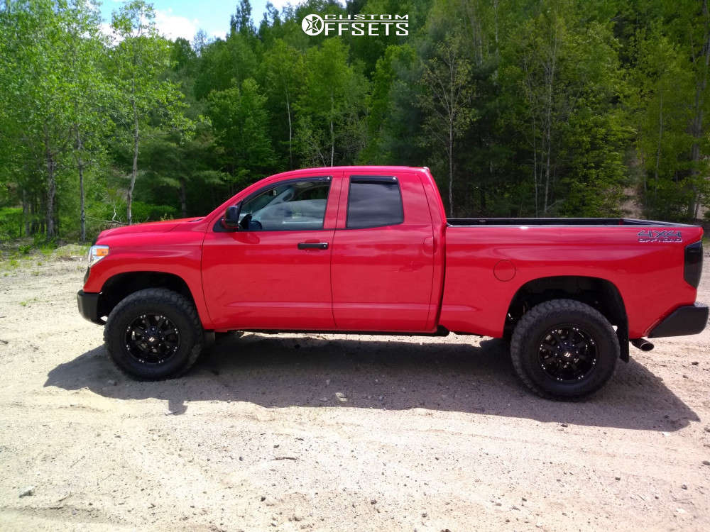 2014 Toyota Tundra with 18x9 12 Ballistic Morax and 295/70R18 Cooper ...