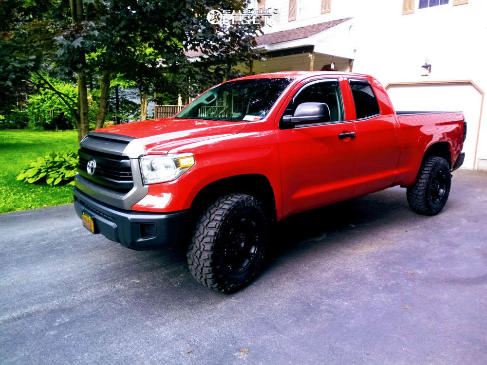 2014 Toyota Tundra with 18x9 12 Ballistic Morax and 295/70R18 Cooper ...