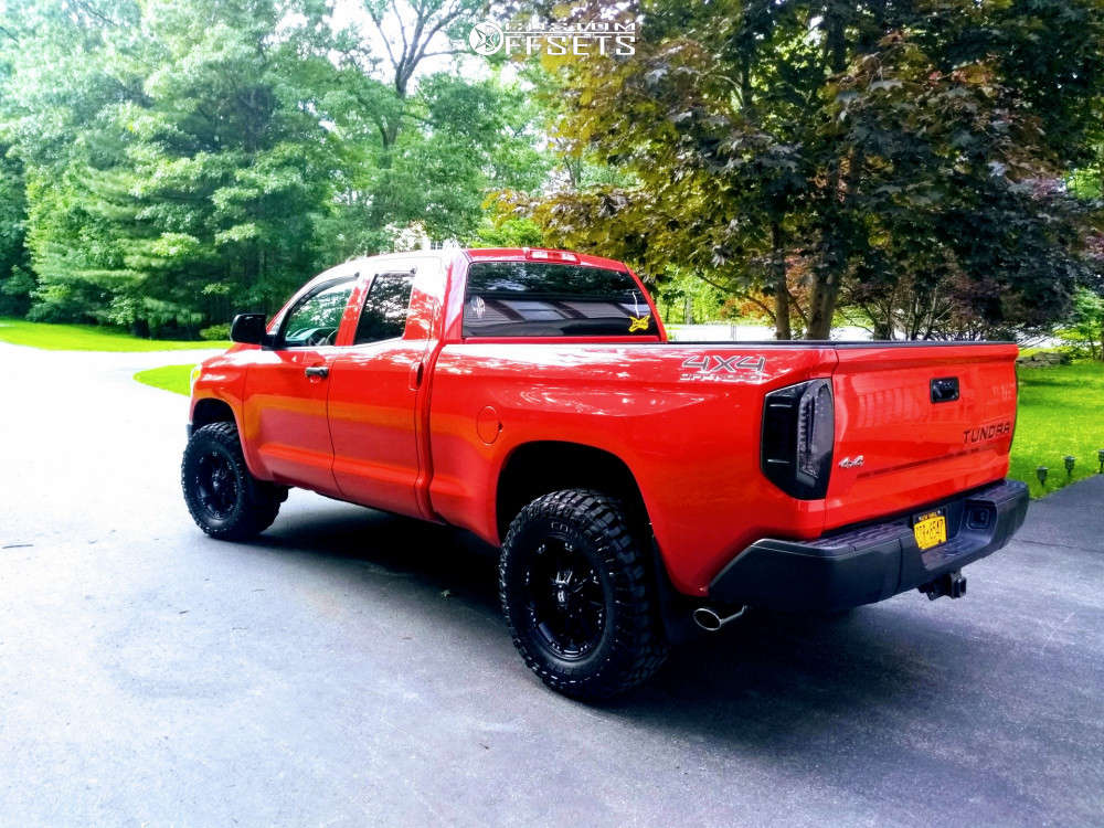 2014 Toyota Tundra with 18x9 12 Ballistic Morax and 295/70R18 Cooper ...