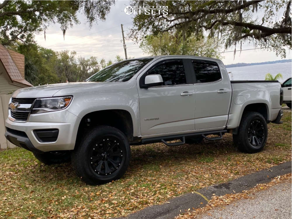 2018 Chevrolet Colorado with 18x9 18 Helo He901 and 275/65R18 ...