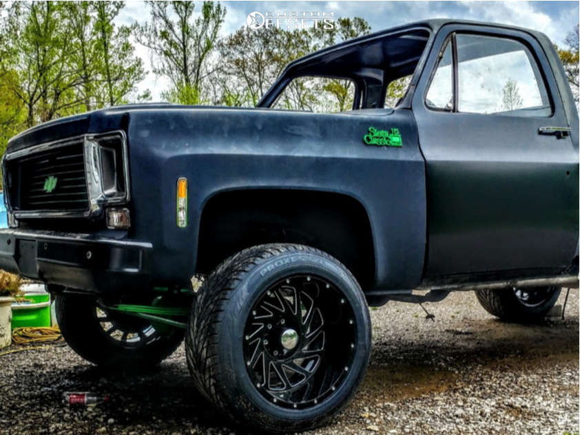 1979 Chevrolet K10 with 20x12 -44 DWG Offroad Dw15 and 305/50R20 Toyo ...