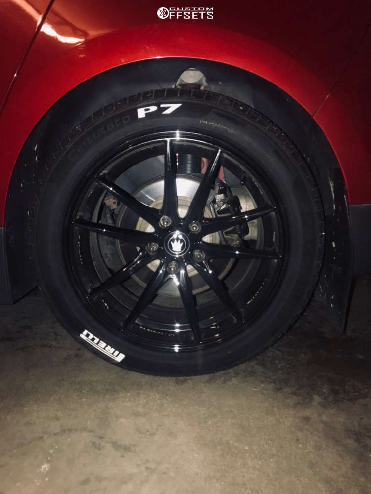 2014 Chevrolet Volt with 18x8 45 Konig Oversteer and 235/45R18 Pirelli ...