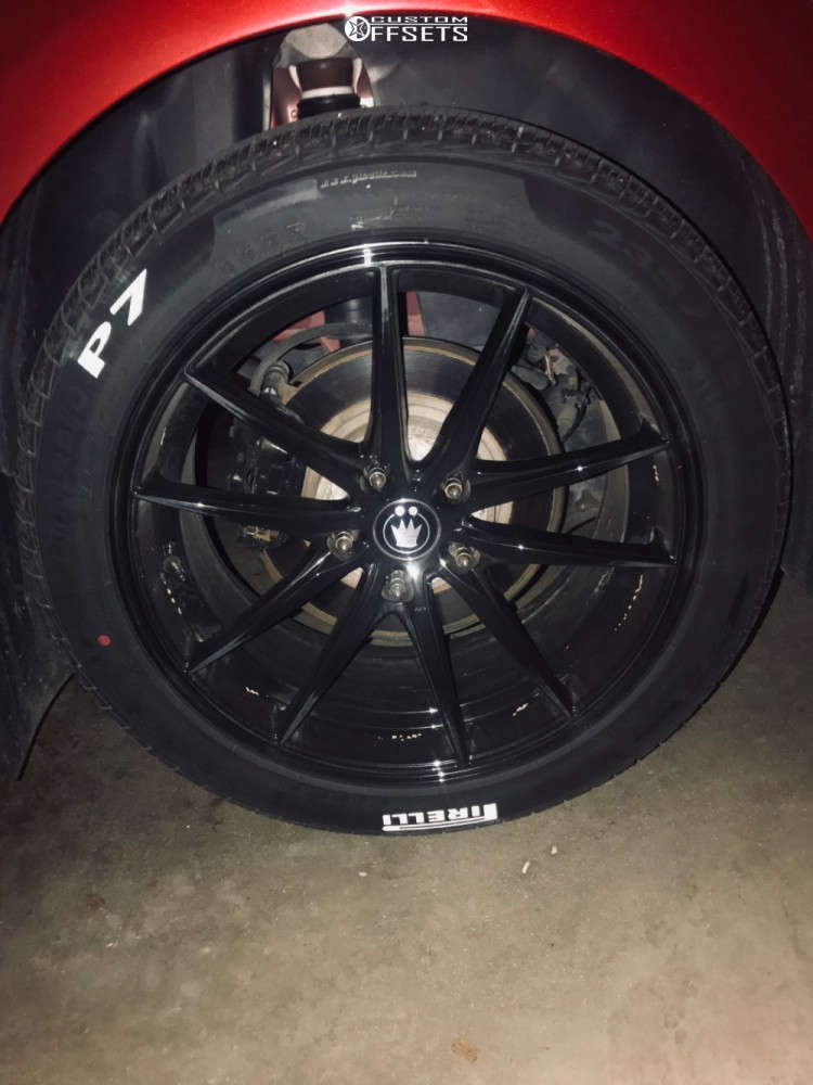 2014 Chevrolet Volt with 18x8 45 Konig Oversteer and 235/45R18 Pirelli ...