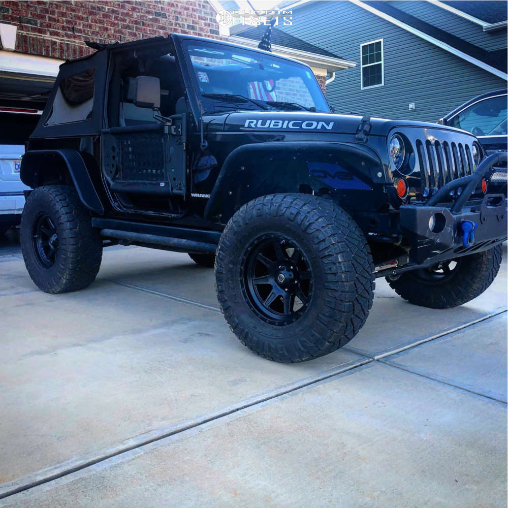 2010 Jeep Wrangler JK with 17x9 -12 Mickey Thompson Deegan 38 Pro 2 and ...