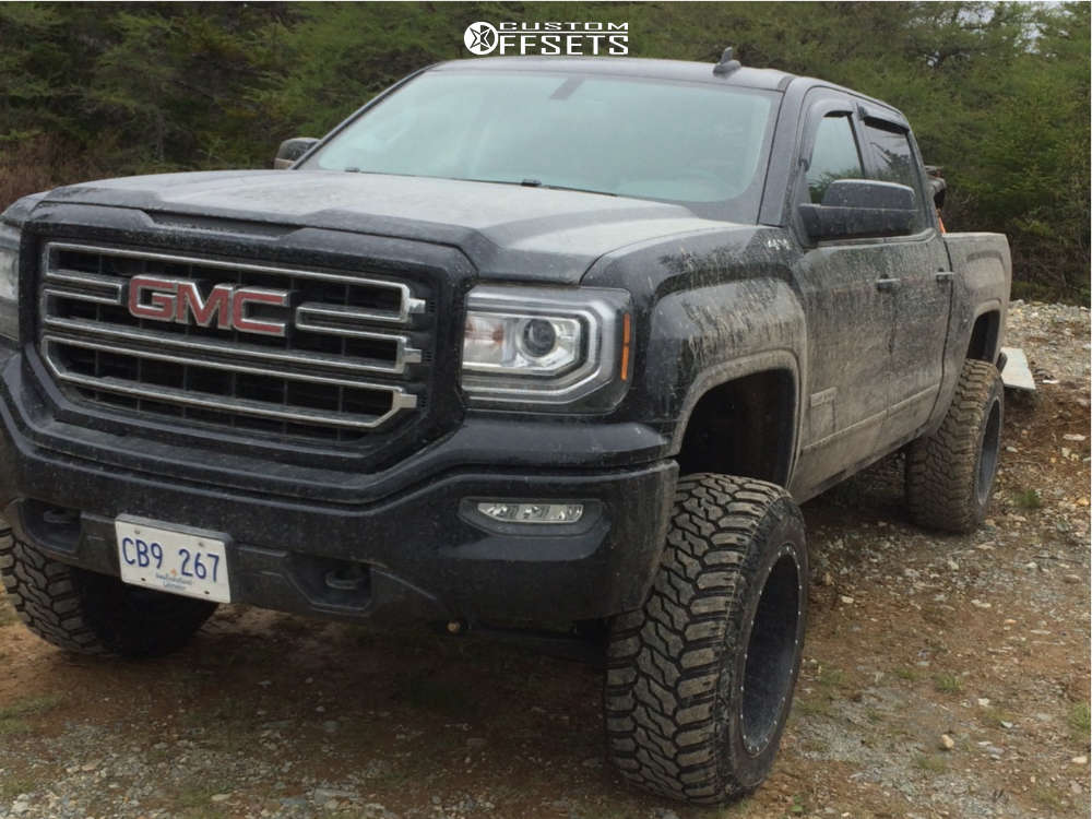 2018 GMC Sierra 1500 with 20x12 -44 LRG 104 and 35/12.5R20 Antares Deep ...