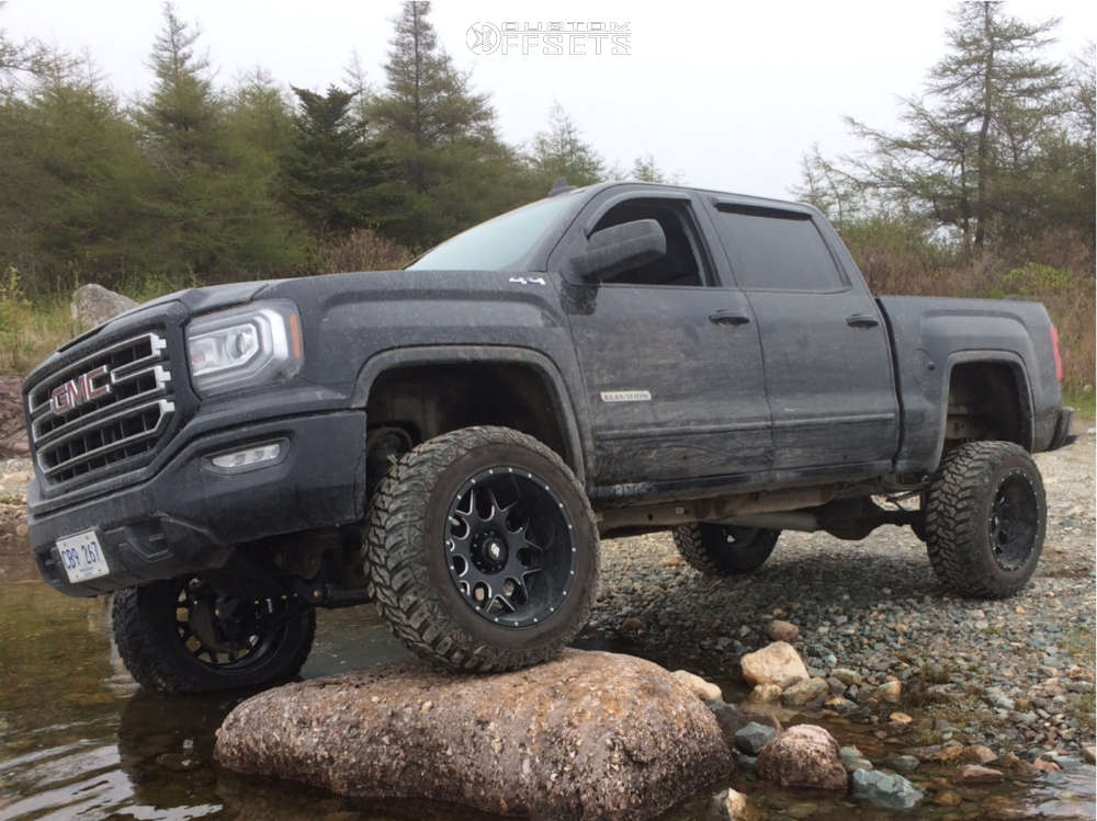 2018 GMC Sierra 1500 with 20x12 -44 LRG 104 and 35/12.5R20 Antares Deep ...