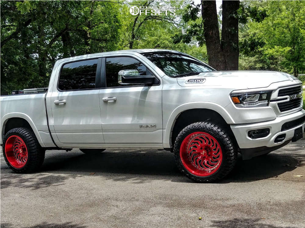 2019 Ram 1500 with 22x12 -51 ARKON OFF-ROAD Crown Series Victory and 33 ...