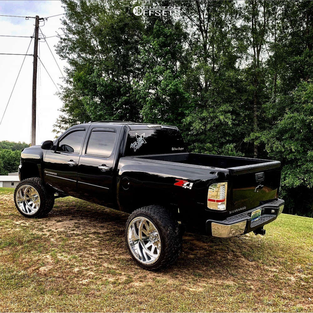 2008 Chevrolet Silverado 1500 with 24x14 -73 American Force Aka Ss and ...