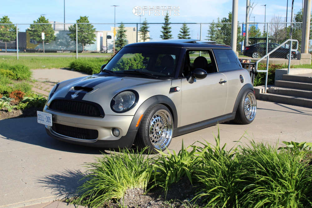 2007 Mini Cooper with 17x9 20 ESM 015 and 215/40R17 Zeta Alventi and ...
