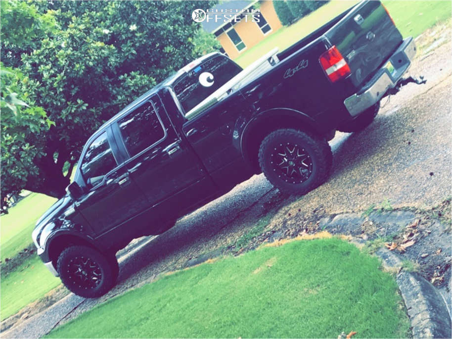 2008 Ford F-150 with 18x9 -12 Mayhem Tank and 285/70R18 Mastercraft ...