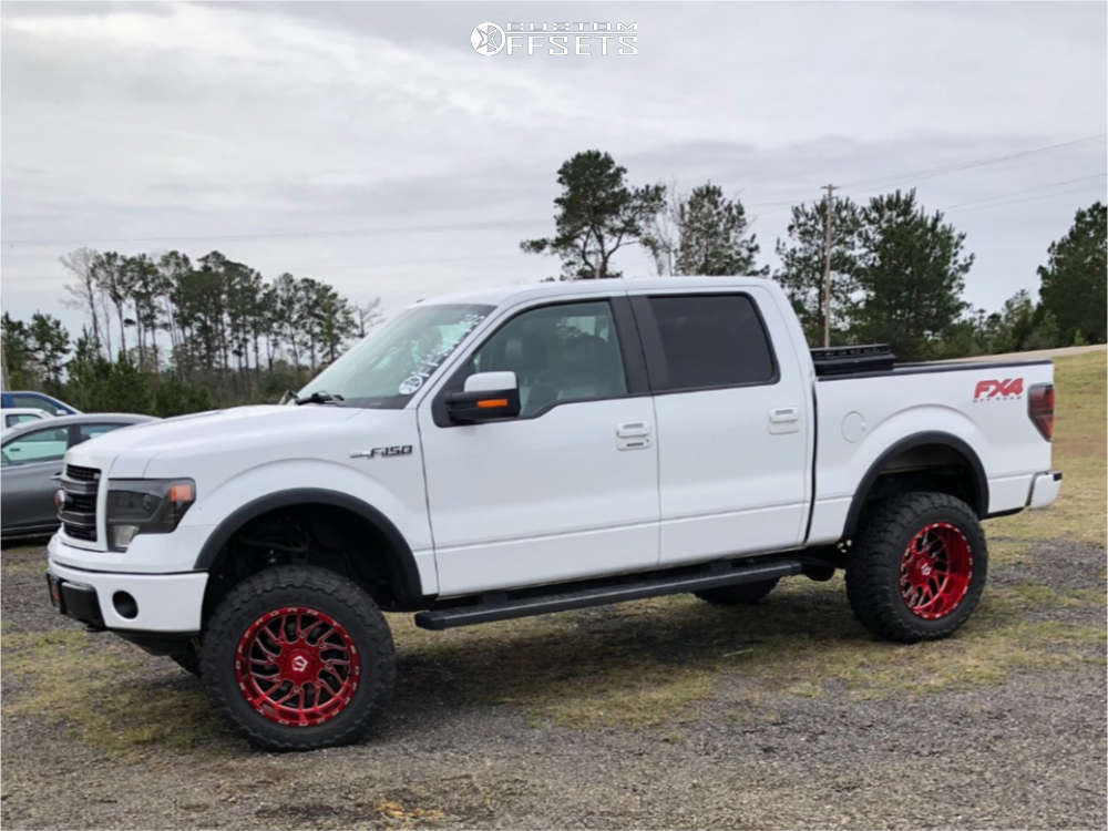 2014 Ford F-150 with 20x12 -44 TIS 544RM and 35/12.5R20 Toyo Tires Open ...