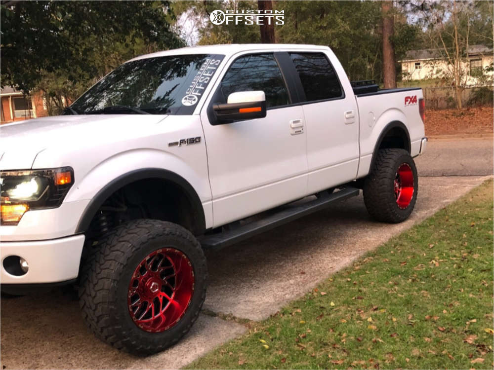 2014 Ford F-150 with 20x12 -44 TIS 544RM and 35/12.5R20 Toyo Tires Open ...