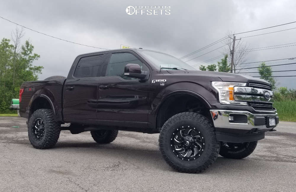 2018 Ford F-150 with 18x9 1 Fuel Cleaver and 305/70R18 Mickey Thompson ...