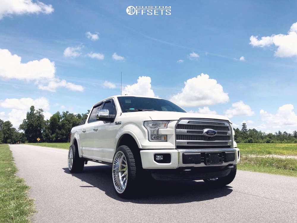 2015 Ford F-150 with 24x12 -61 American Force Morph Cc and 305/35R24 ...