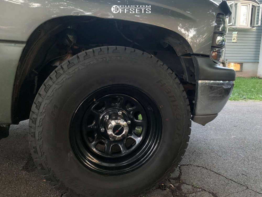 2001 Chevrolet Silverado 1500 with 16x8 -12 Vision D Window and 265 ...