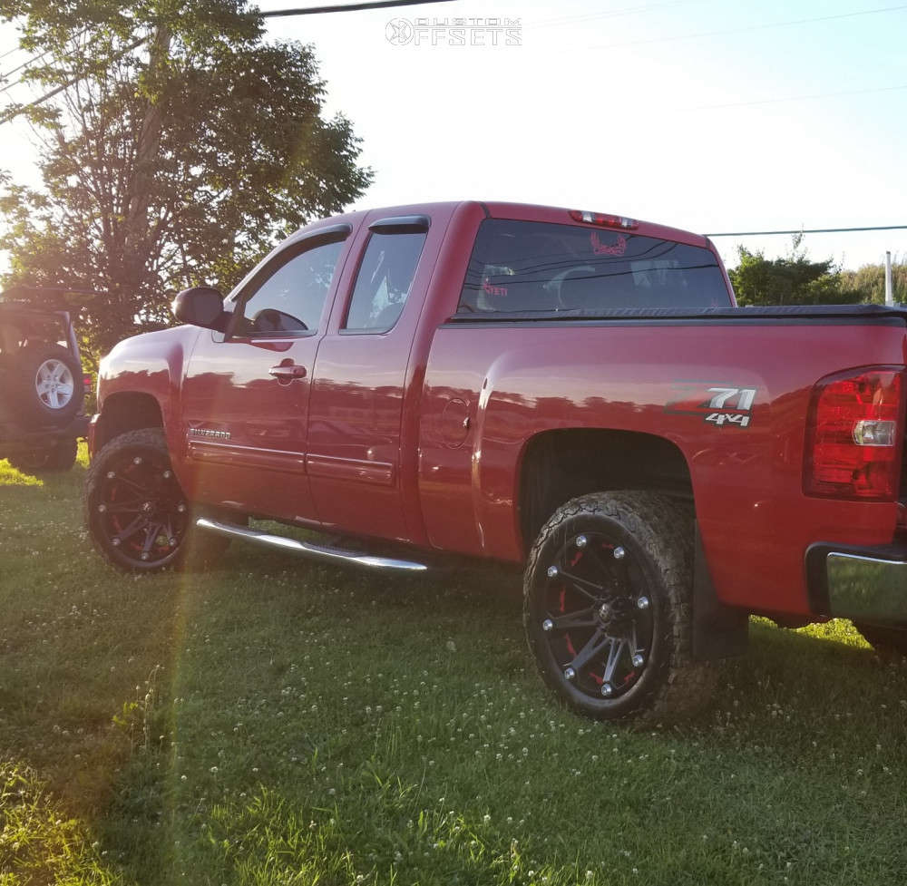 2012 Chevrolet Silverado 1500 with 20x9 12 Ballistic Jester and 275 ...