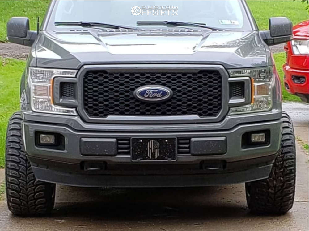 2018 Ford F-150 with 20x12 -44 TIS 544BM and 33/12.5R20 Crosswind Mt ...