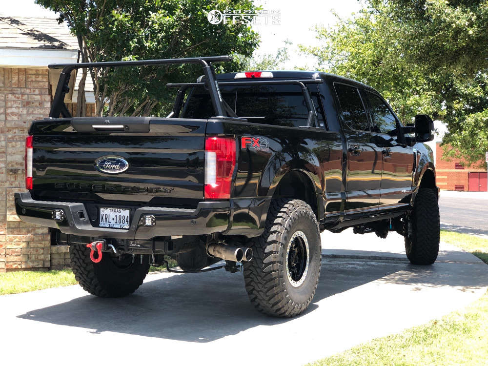2018 Ford F-350 Super Duty with 17x8.5 -6 Innov8 Racing G500 and 40/13 ...