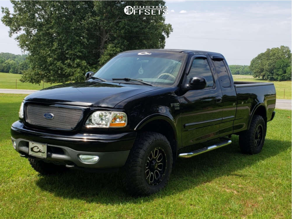 1999 Ford F-150 with 17x9 18 Helo He879 and 265/70R17 Toyo Tires Open ...