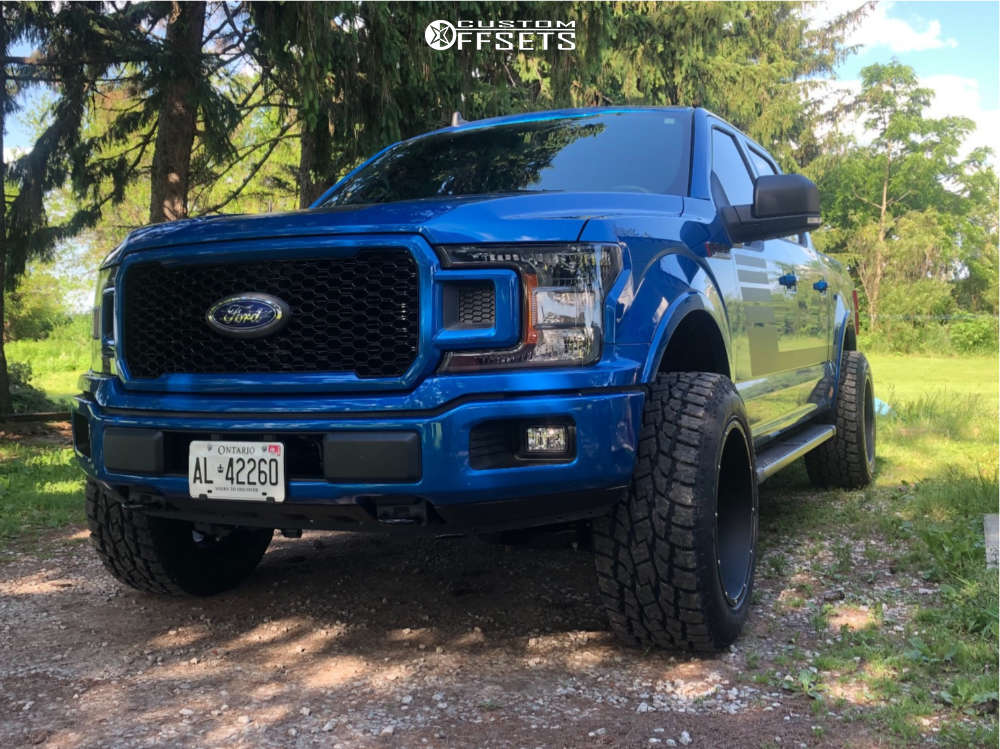 2019 Ford F-150 with 20x12 -51 Vision Rocker and 305/55R20 Toyo Tires ...