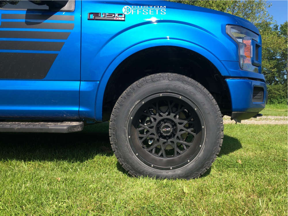 2019 Ford F-150 with 20x12 -51 Vision Rocker and 305/55R20 Toyo Tires ...