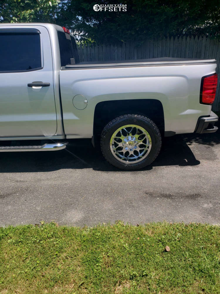 2014 Chevrolet Silverado 1500 with 20x9 0 RBP 73r and 275/55R20 Nitto ...