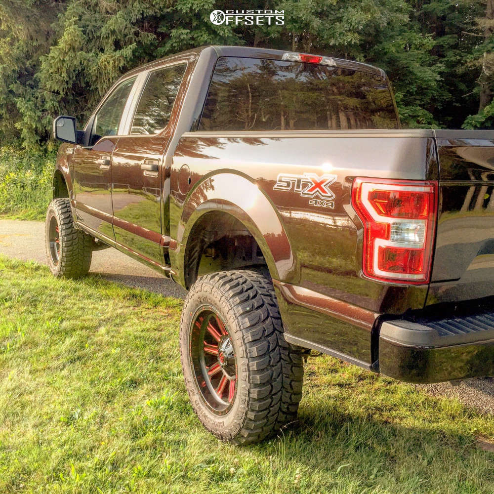 2018 Ford F-150 with 20x10 -18 Fuel Hardline and 35/12.5R20 Crosswind M ...