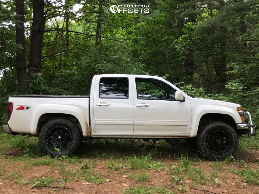 2010 Chevrolet Colorado with 18x9 25 Raceline Raptor and 305/60R18 ...