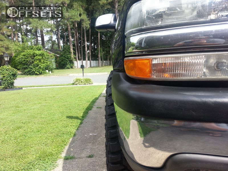 2002 Chevrolet Silverado 1500 with 17x9 -6 Pro Comp 1089 and 285/70R17 ...