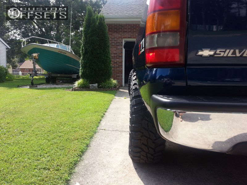 2002 Chevrolet Silverado 1500 with 17x9 -6 Pro Comp 1089 and 285/70R17 ...
