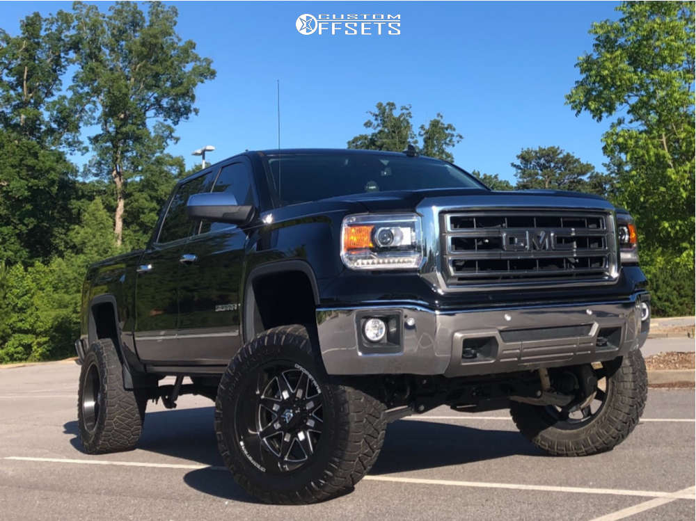 2015 GMC Sierra 1500 with 20x10 -25 Dropstars 655bm and 35/12.5R20 ...