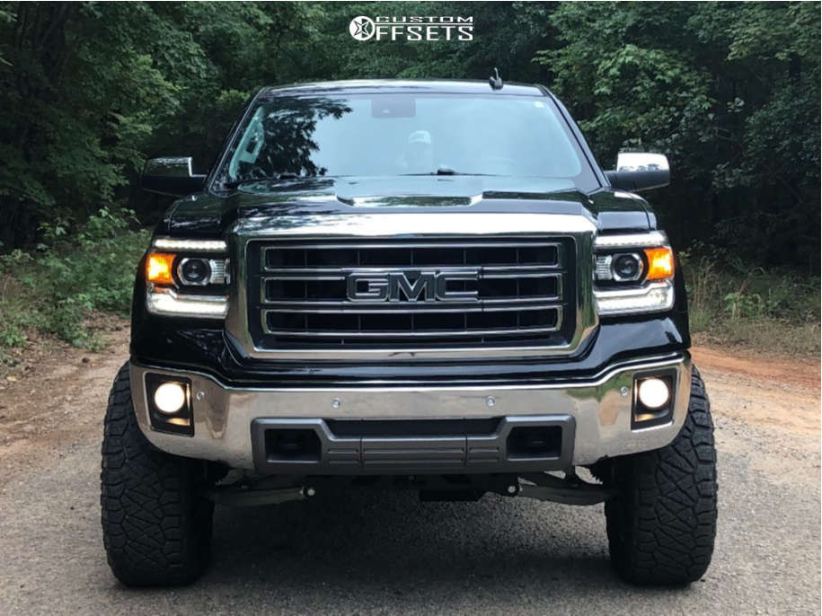 2015 GMC Sierra 1500 with 20x10 -25 Dropstars 655bm and 35/12.5R20 ...
