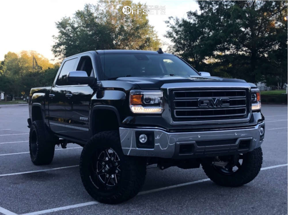 2015 GMC Sierra 1500 with 20x10 -25 Dropstars 655bm and 35/12.5R20 ...