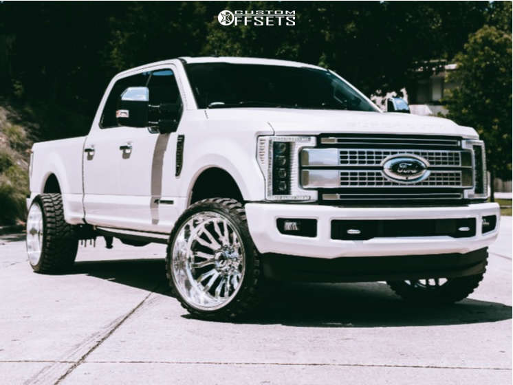 2019 Ford F-250 Super Duty with 24x14 -76 Fuel Forged Ffc80 and 33/14 ...