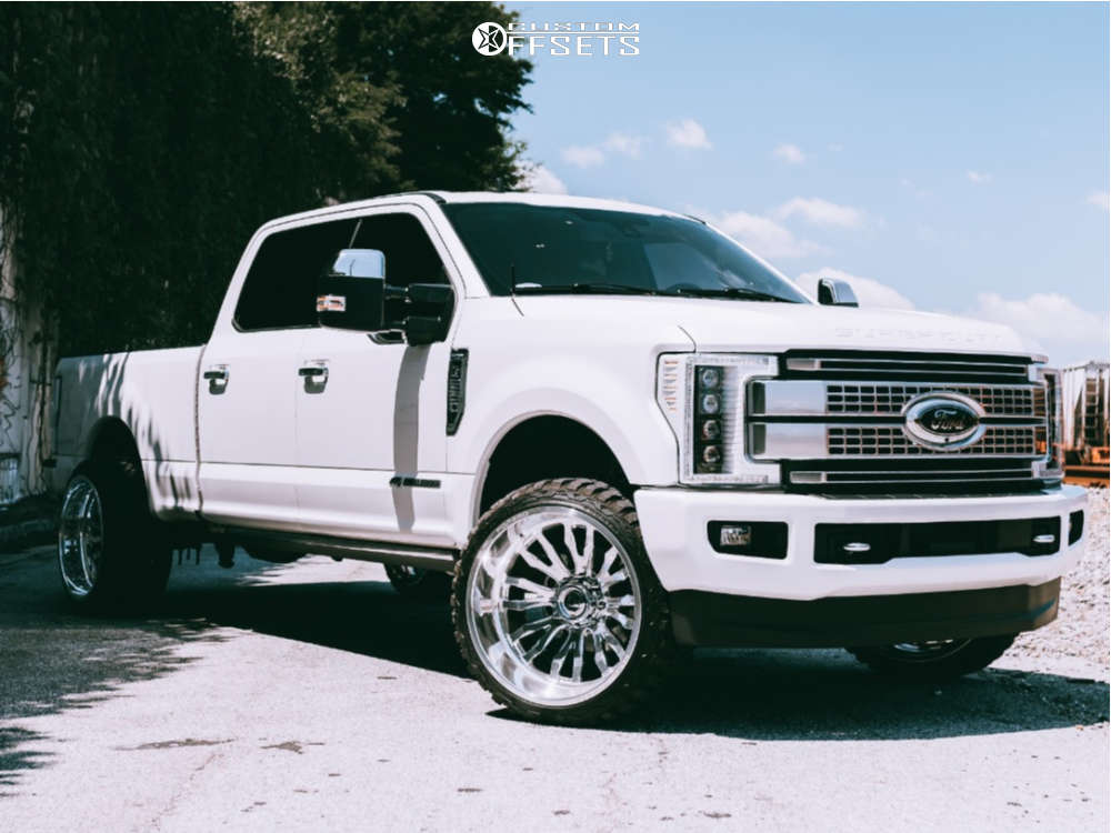 2019 Ford F-250 Super Duty with 24x14 -76 Fuel Forged Ffc80 and 33/14 ...