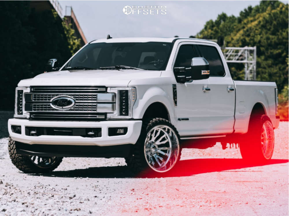2019 Ford F-250 Super Duty with 24x14 -76 Fuel Forged Ffc80 and 33/14 ...