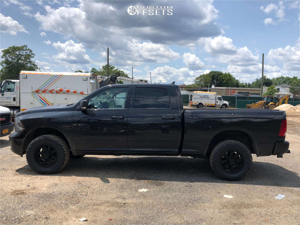 2018 Ram 1500 with 18x9 12 Ultra Menace and 33/12.5R18 Nitto Ridge ...